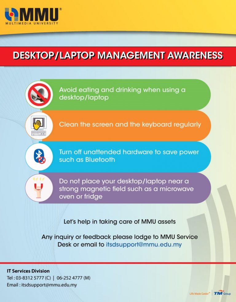 ICT Awareness – Desktop/Laptop Management – Network & Intelligent ...