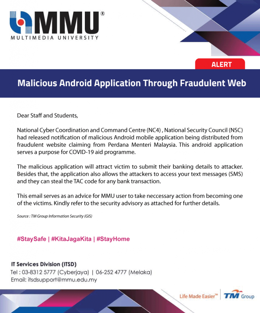 Malicious Android Application Through Fraudulent Web – Network ...
