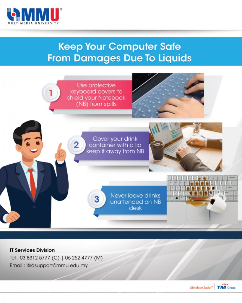 Keep your computer safe from damages due to liquids – Network ...