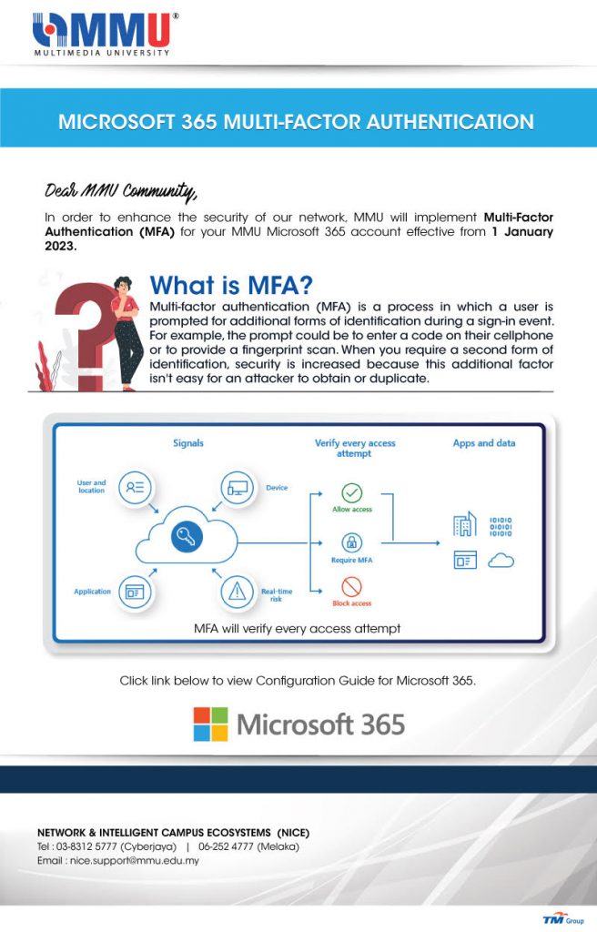 Microsoft 365 Multi-Factor Authentication (MFA) – Network & Intelligent ...