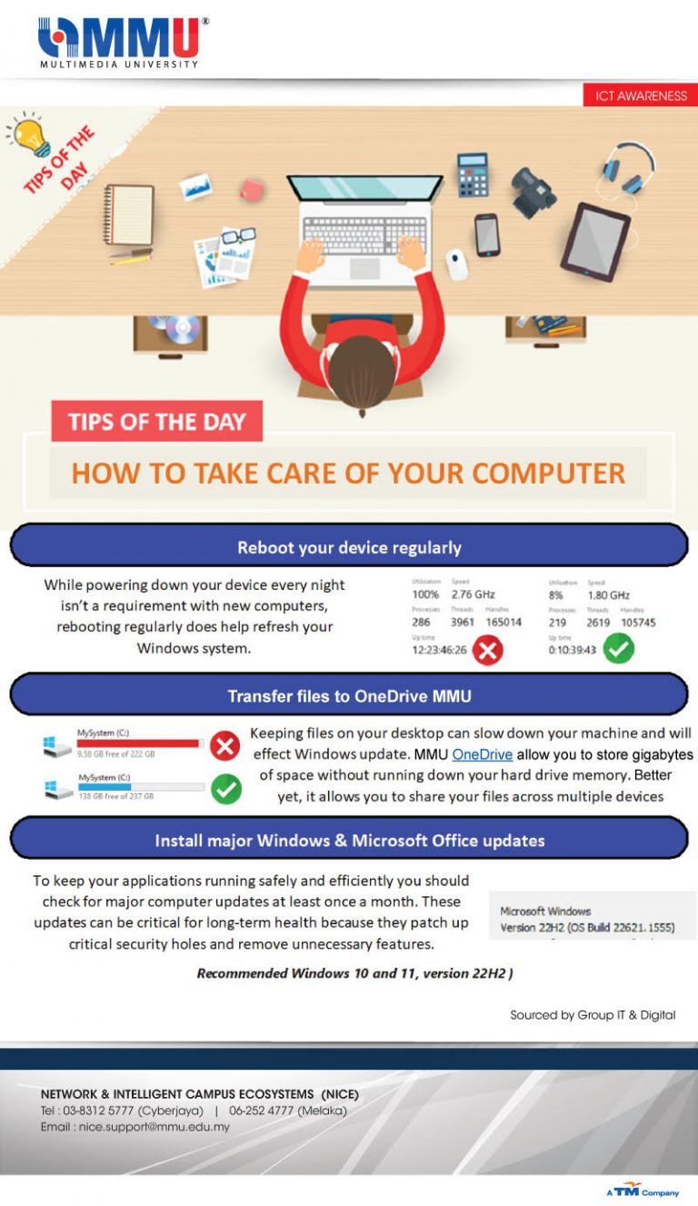 How to Take Care of Your Computer – Network & Intelligent Campus Ecosystems