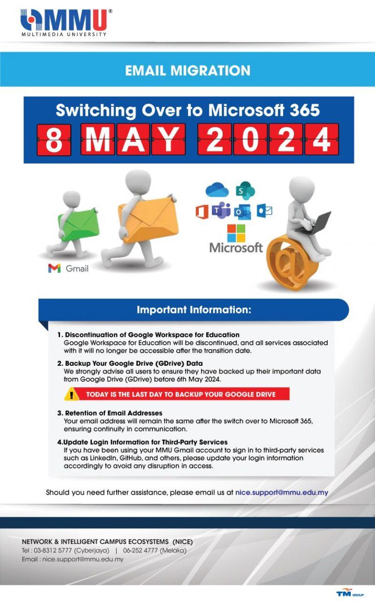 Email Migration – Network & Intelligent Campus Ecosystems