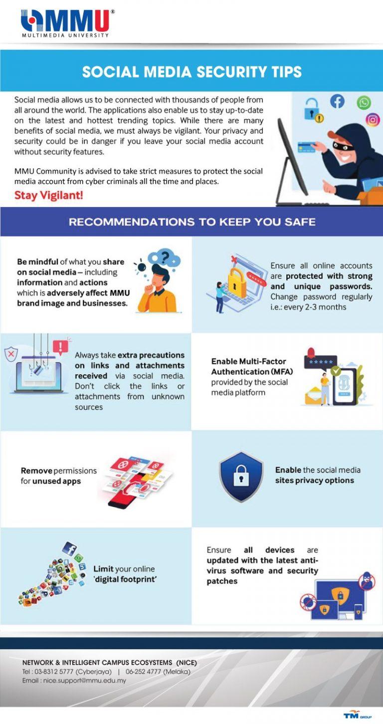 Social Media Security Tips – Network & Intelligent Campus Ecosystems